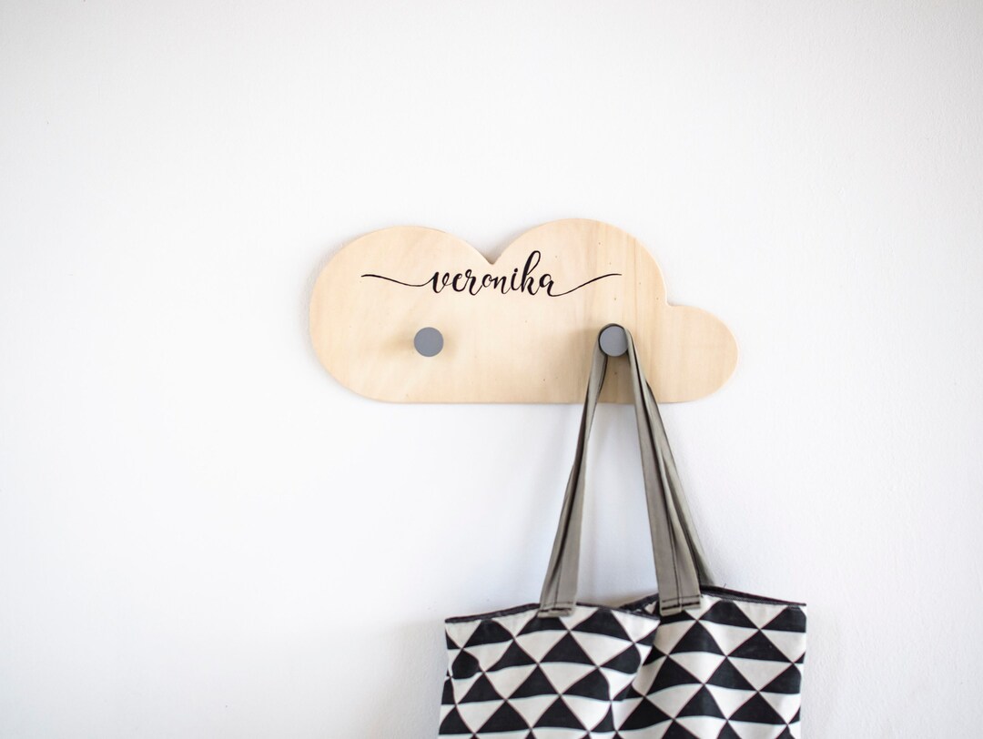 Personalized Clothes Hooks for Kids - Etsy