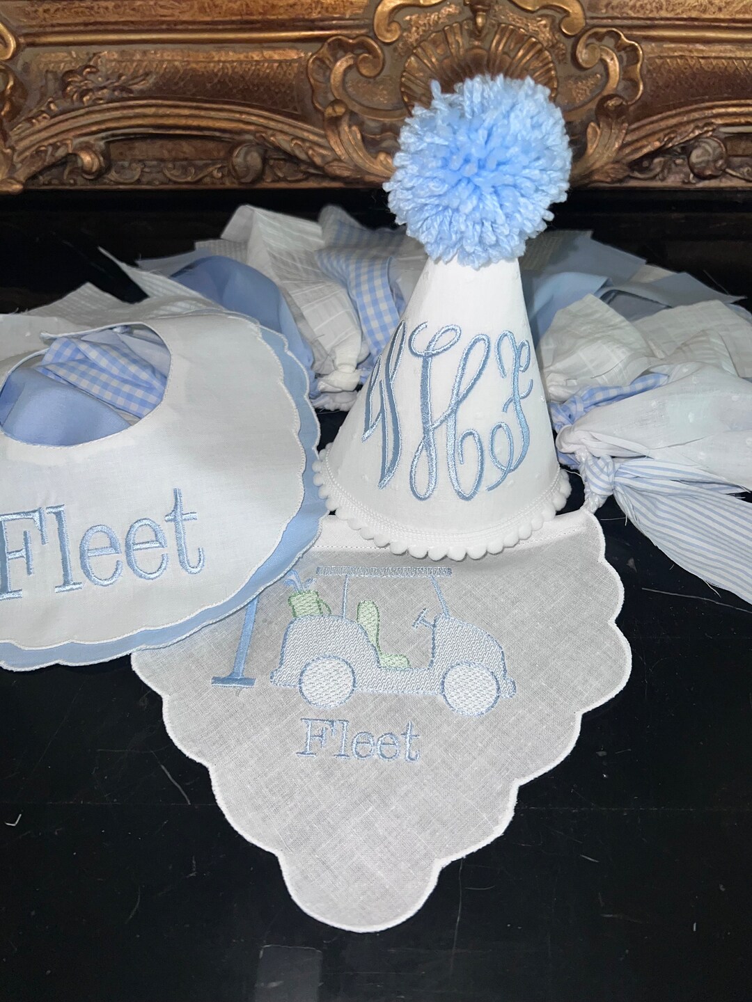 Personalized Classic Golf Themed First Birthday Banner-monogrammed ...