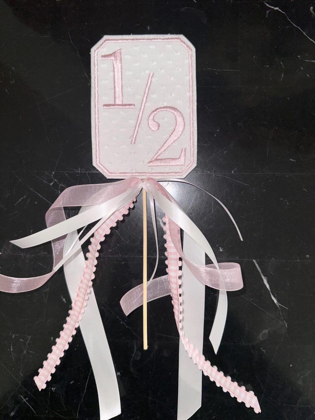 Hand Held Sign for First Birthday-cake Topper-photo Props-half Birthday ...