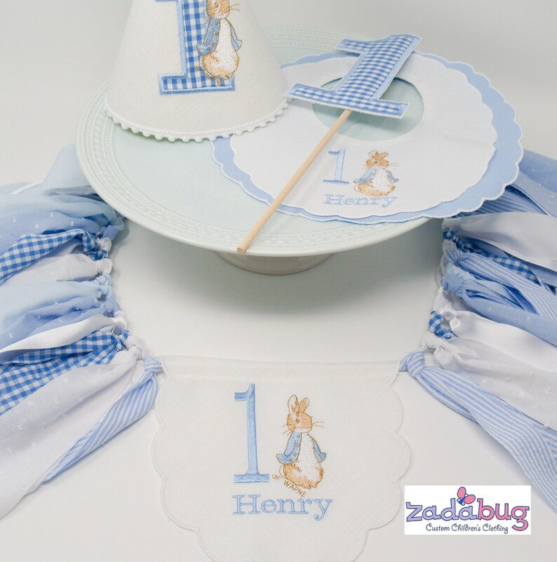 Personalized Embroidered Peter Rabbit Highchair - Etsy