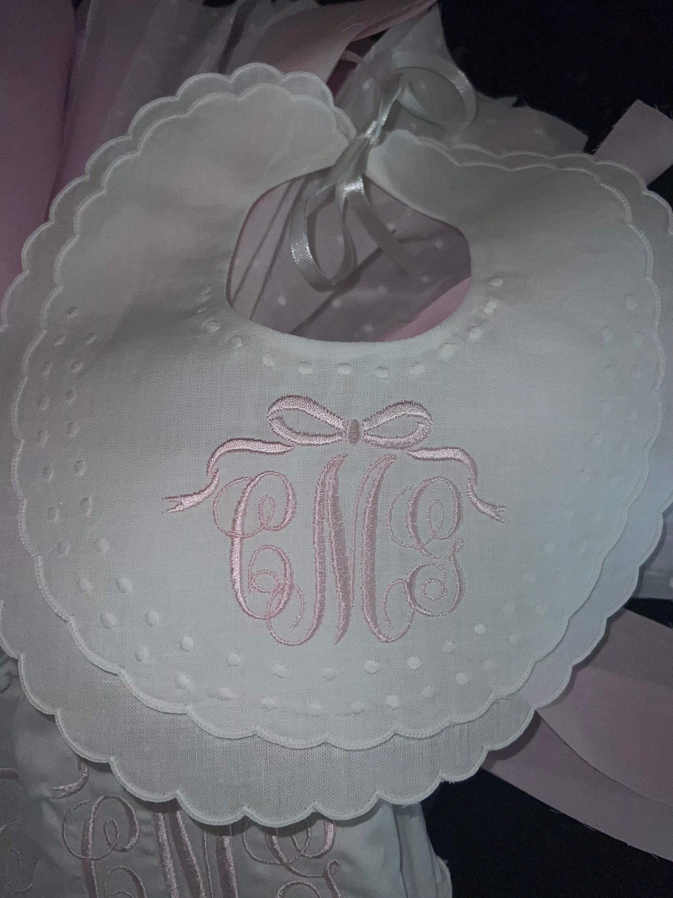 Embroider Monogram Banner-wall Banner First Birthday-monogram Hat and ...