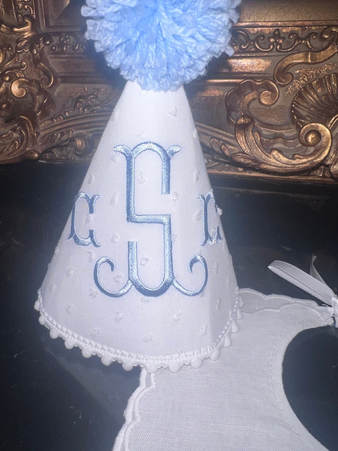 Embroidered Monogram Banner-wall Banner for First - Etsy