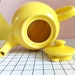 Vintage 90's Happy Face Yellow Teapot - Etsy
