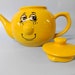 Vintage 90's Happy Face Yellow Teapot - Etsy
