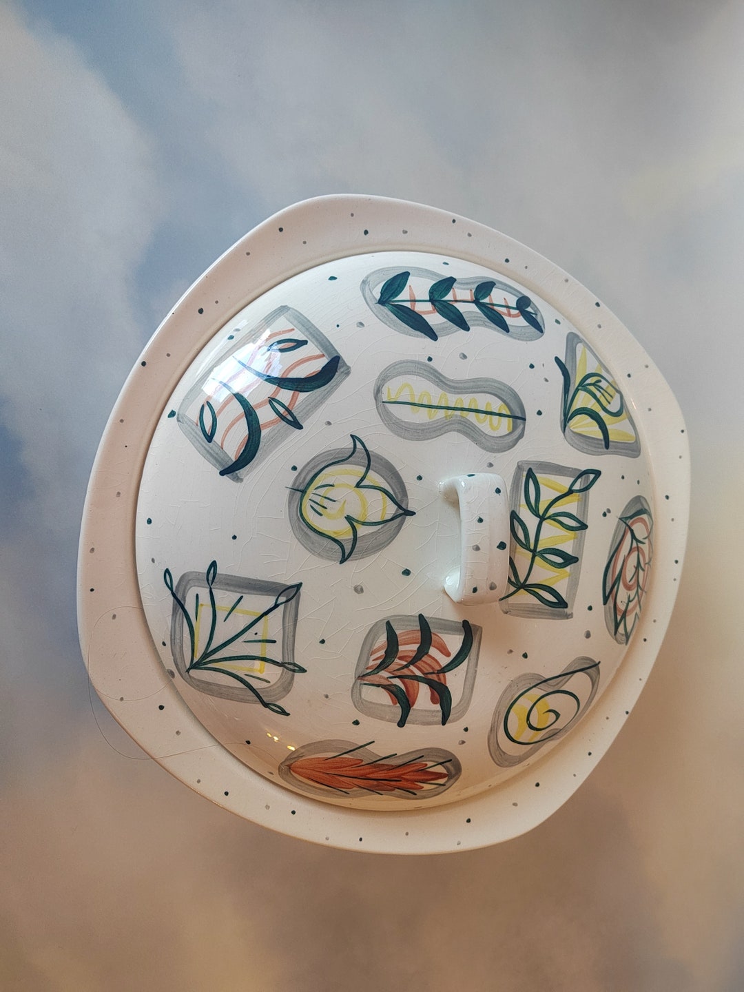 Vintage 1950's Midwinter Style Craft Tureen - Etsy