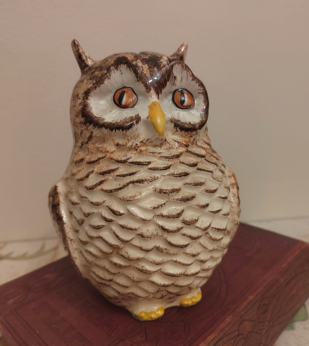 Vintage Toni Raymond Owl Money Box/ Pottery Owl - Etsy