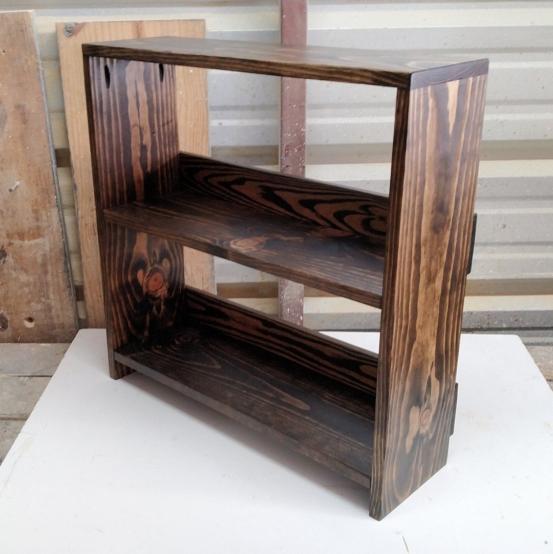 Small Pine Wood Bookcase Kit | Wooden Bookshelf Kit | 24" Wide X 24 ...