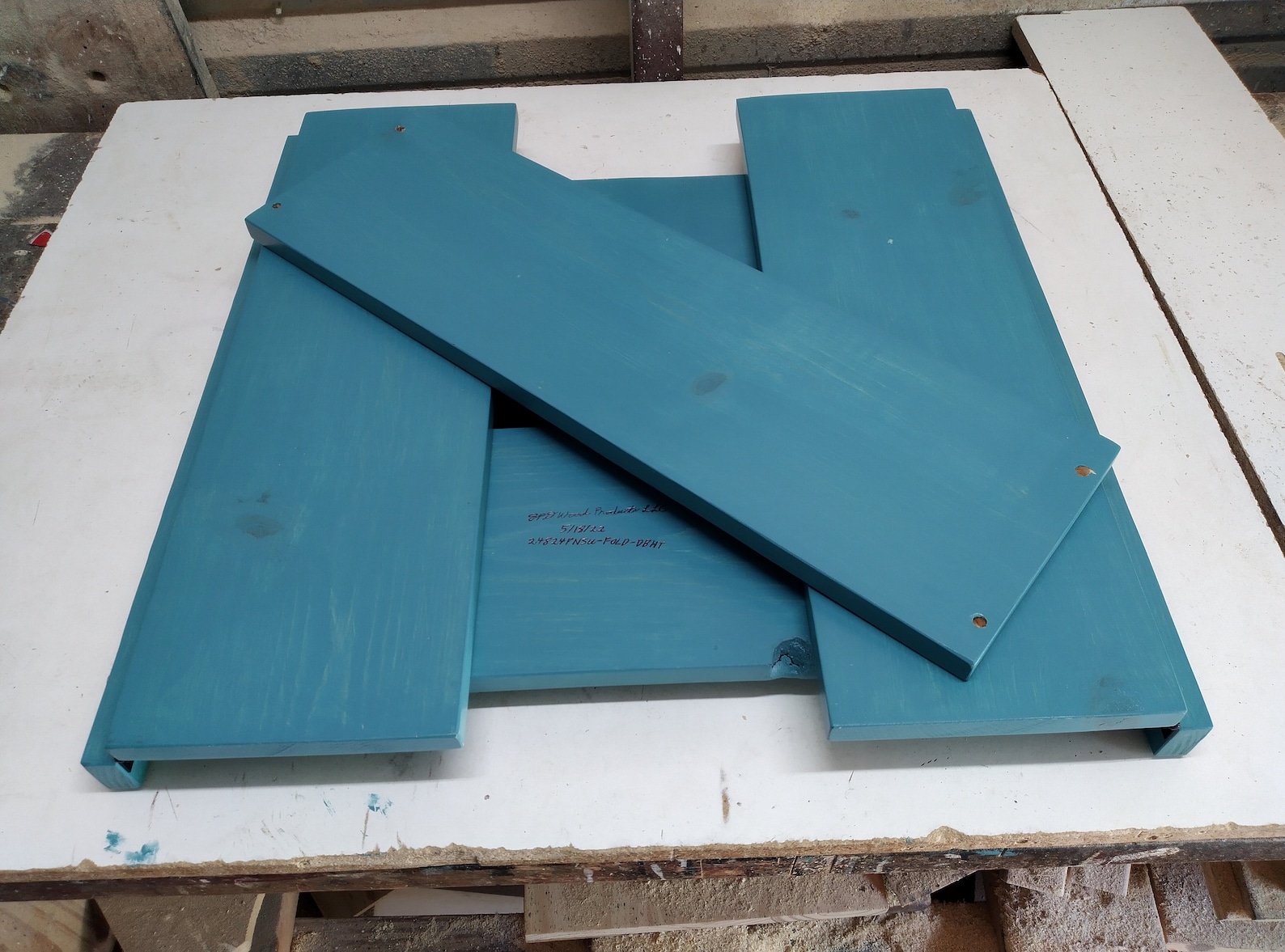 Solid Wood Folding Bookcase Wooden Bookshelf That Folds - Etsy