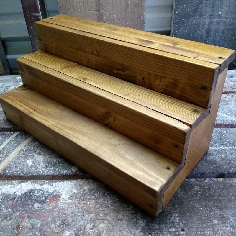 Wood Tier Shelf Spice Rack - Etsy