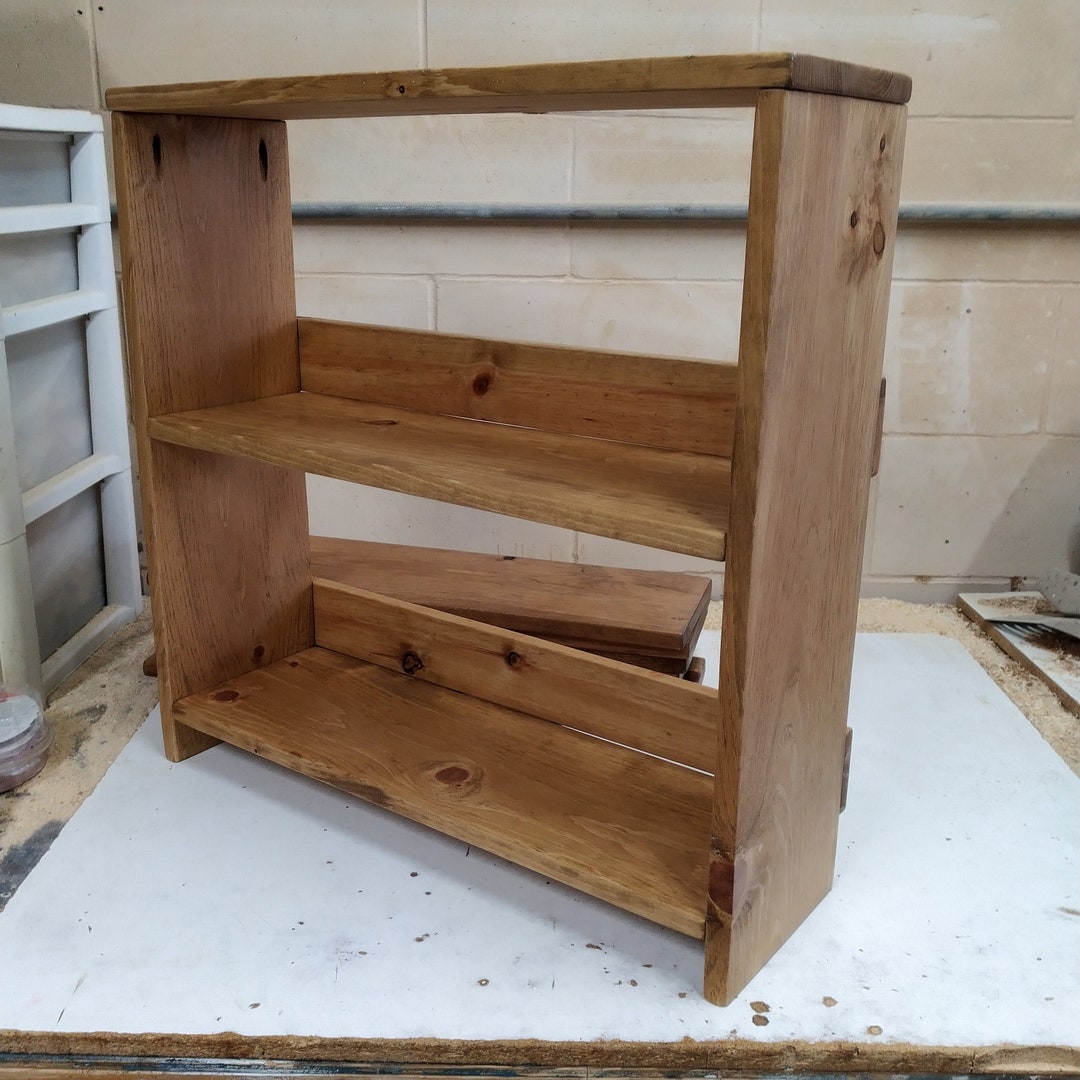 Pine Wood Bookcase Kit | Wooden Bookshelf Kit | 30" Wide X 30" Tall X ...