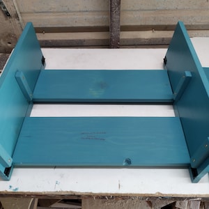 Solid Wood Folding Bookcase | Wooden Bookshelf That Folds | Shelf Unit ...