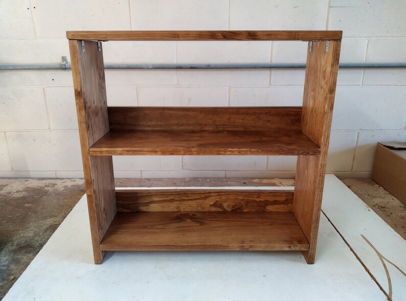 Small Pine Wood Bookcase Kit Wooden Bookshelf Kit Wood - Etsy