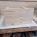 Wood Farmhouse End Table Kit | Easy to Assemble | Unfinished Accent ...