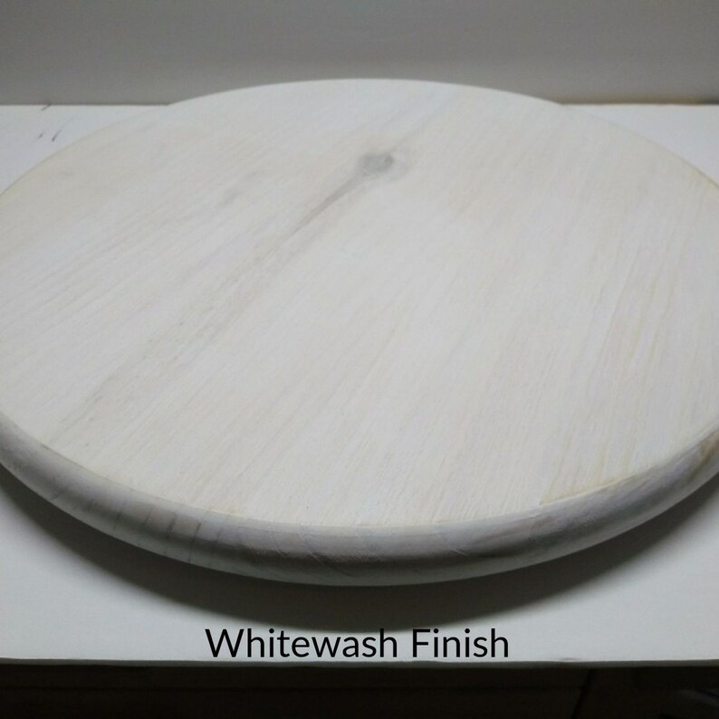 24 Inch Distressed Wooden Lazy Susan Turntable - Etsy