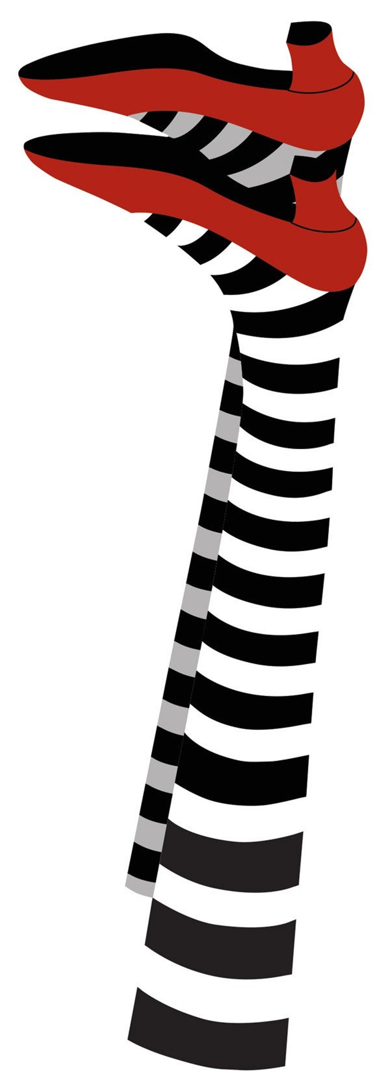 WICKED WITCH of the WEST BOOKMARKs Legs & Ruby SLippers | Etsy