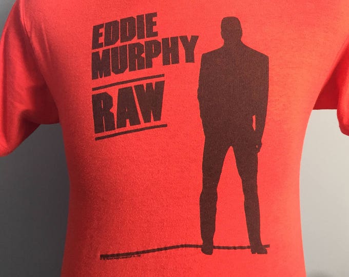 80s Vintage Eddie Murphy Raw 1986 Movie Comedian Stand-up Comedy T ...