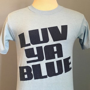 Luv Ya Blue Shirt - Etsy