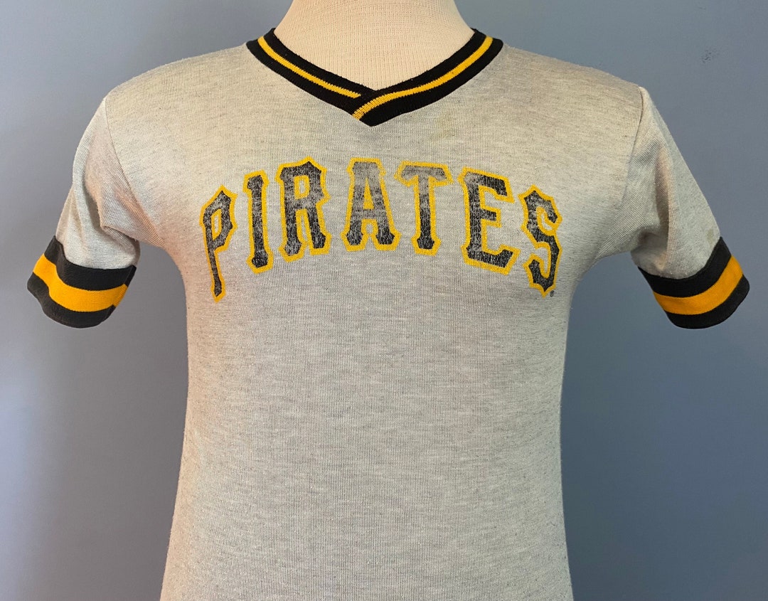 80s Vintage Pittsburgh Pirates Mlb Baseball Garan Jersey T-shirt - XS X ...