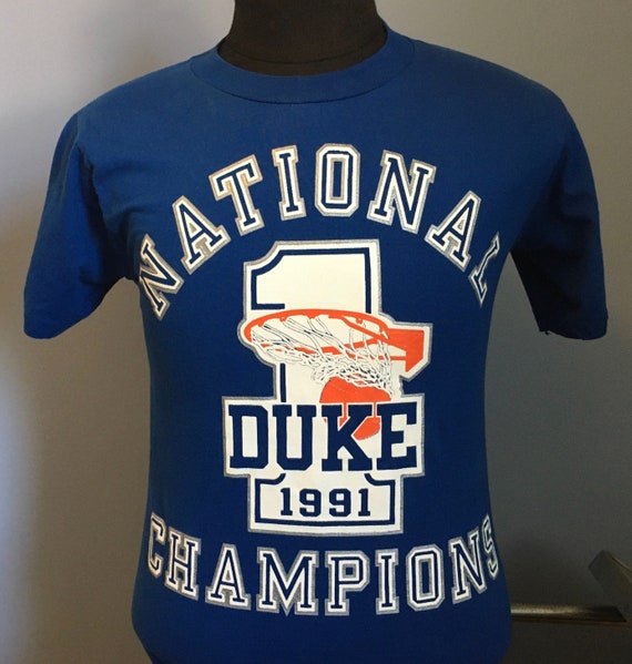 90s Vintage Duke University Blue Devils National Cham… - Gem