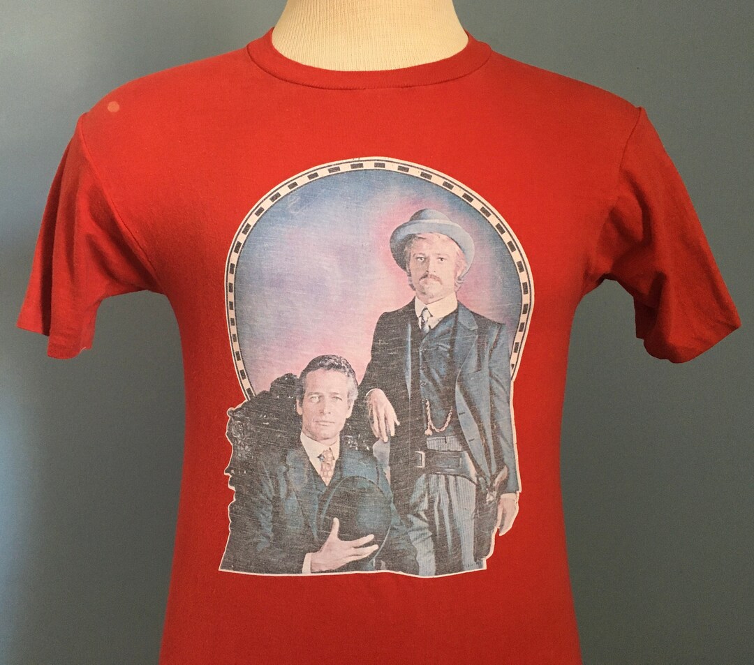 Vintage 70s Butch Cassidy and the Sundance Kid T-shirt: Redford, Newman ...