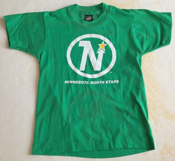 80s Vintage Minnesota North Stars Dallas nhl hockey T… - Gem