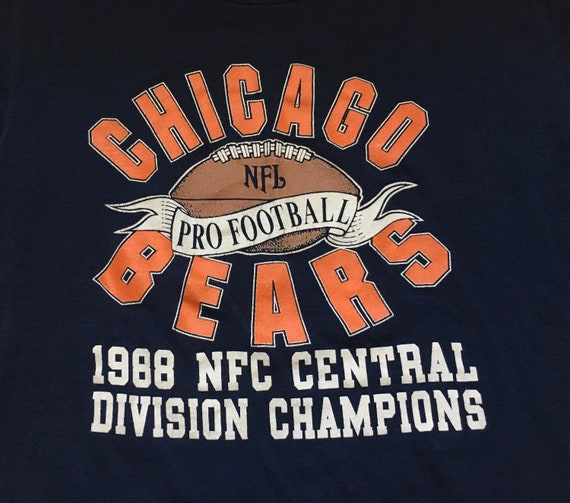 80s Vintage Chicago Bears 1988 NFC Central Division C… - Gem