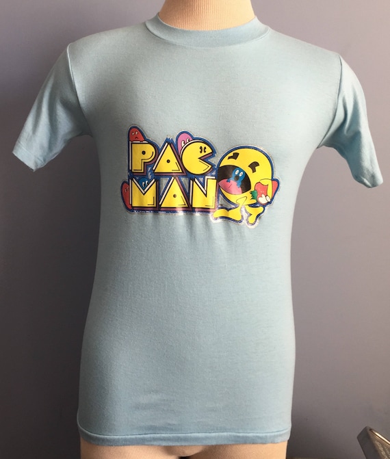 80s Vintage Pac-Man Midway video game T-Shirt - SMALL - Gem