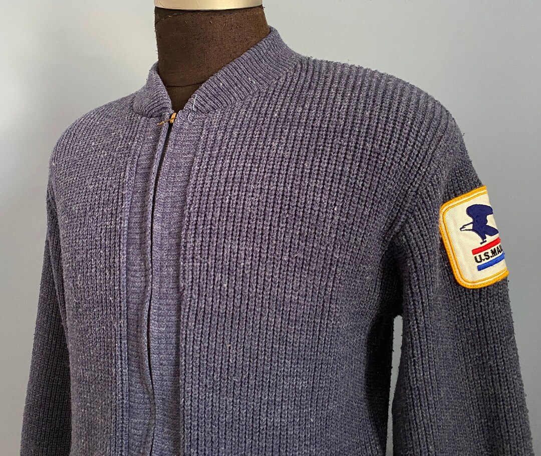 70s 80s Vintage U.S. Mail Postal Worker Mailman Man Post Office Letter ...