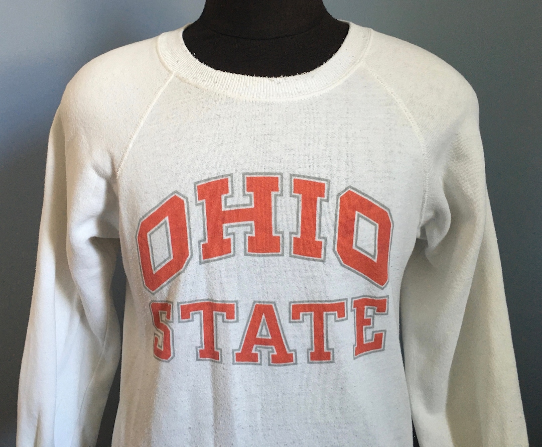 80s Vintage Ohio State University Buckeyes OSU Ncaa College Sweatshirt ...
