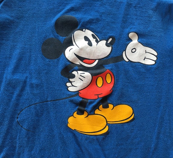 80s Vintage Mickey Mouse Walt Disney cartoon tank top… - Gem