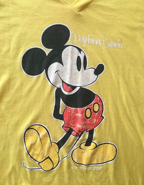 80s Vintage Mickey Mouse Daytona Walt Disney World Fl… - Gem