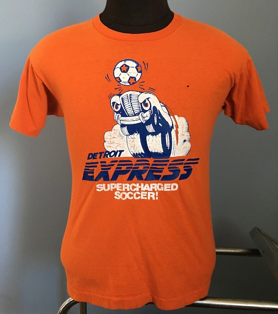 70s 80s Vintage Detroit Express Supercharged Soccer! … - Gem