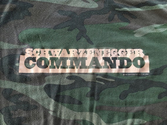 80s Vintage Commando 1985 Arnold Schwarzenegger promo… - Gem