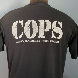 80s 90s Vintage Cops Reality Tv Television Show Boston Police Barbour ...
