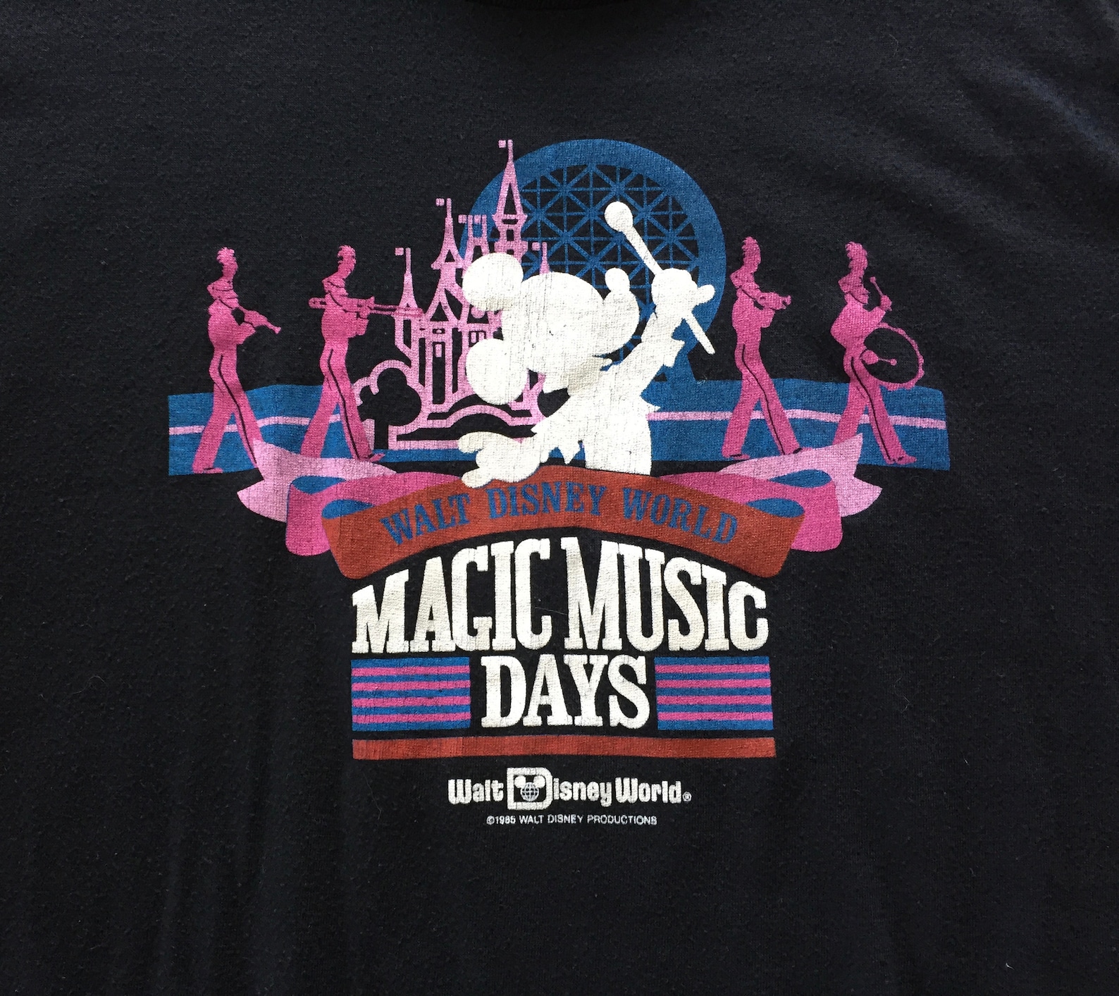 80s Vintage Walt Disney World Magic Music Days 1985 Mickey - Etsy
