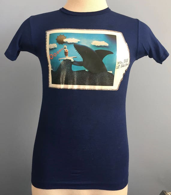 80s Vintage Mr. Bill at the Beach 1980 Jaws SNL Satur… - Gem