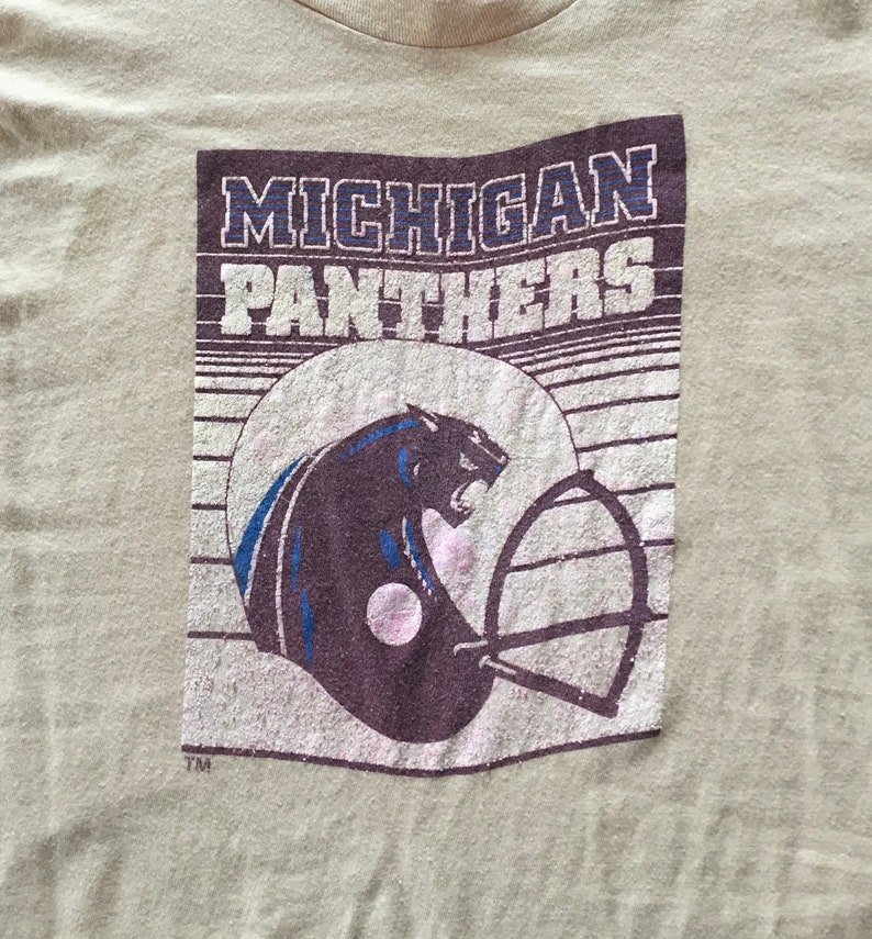 80s vintage USFL Michigan Panthers 1983 Anthony Carter 1 - Etsy France