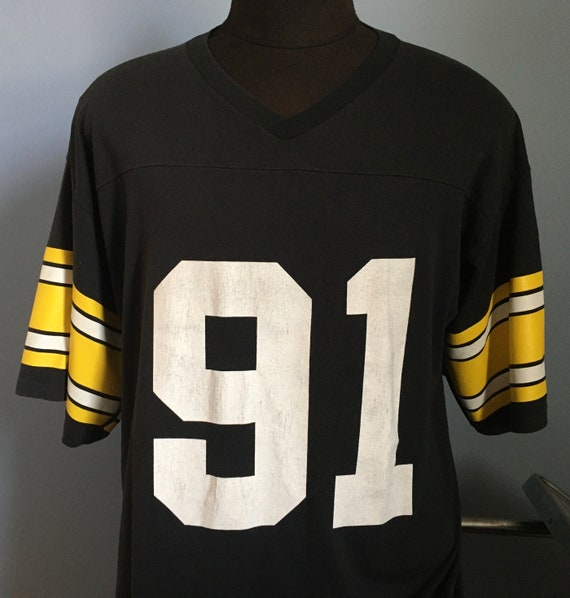 90s Vintage Kevin Greene #91 Pittsburgh Steelers nfl … - Gem