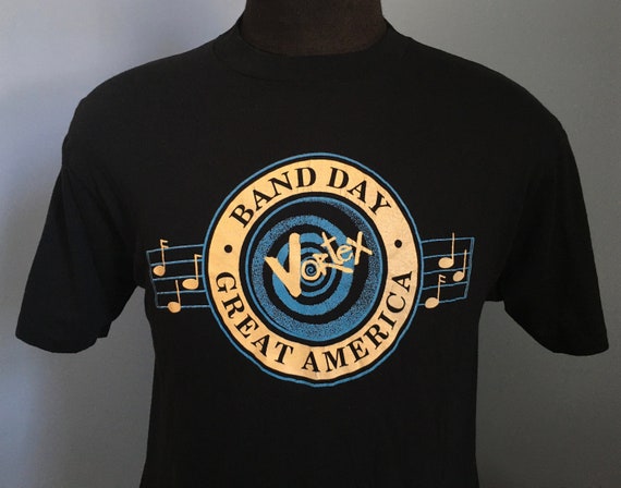 80s Vintage California's Great America Vortex Band Da… - Gem