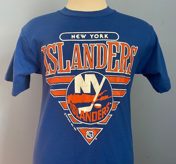 80s Vintage New York Islanders 1989 nhl hockey T-Shir… - Gem