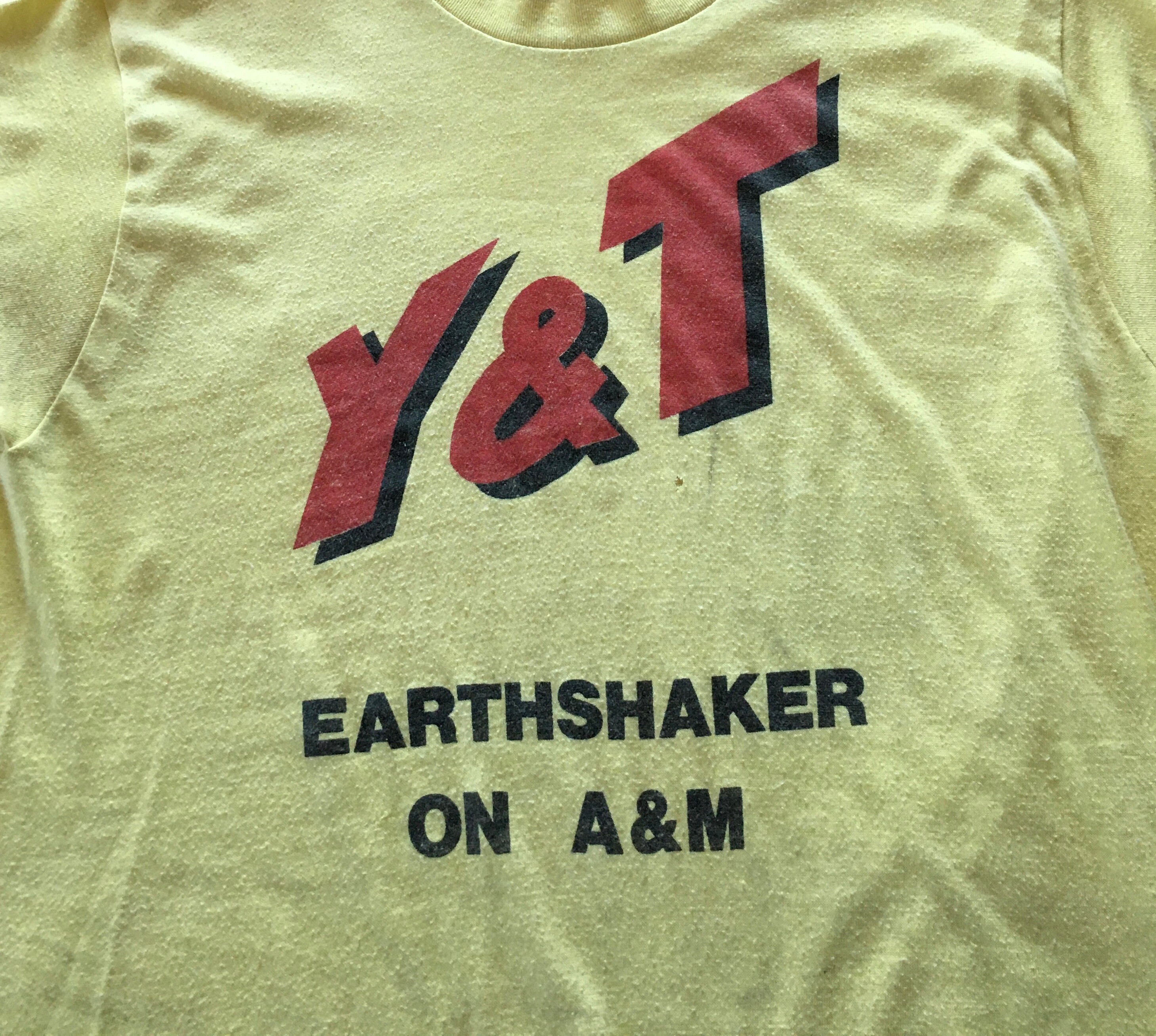 80s Vintage Y&T Earthshaker 1981 on A M Promo Music Concert - Etsy