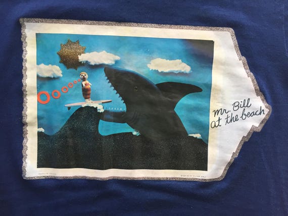 80s Vintage Mr. Bill at the Beach 1980 Jaws SNL Satur… - Gem