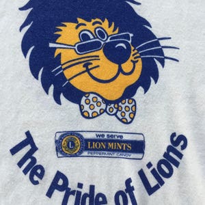 70s 80s Vintage Lion Mints Australian Lions Care Lions Club the Pride ...