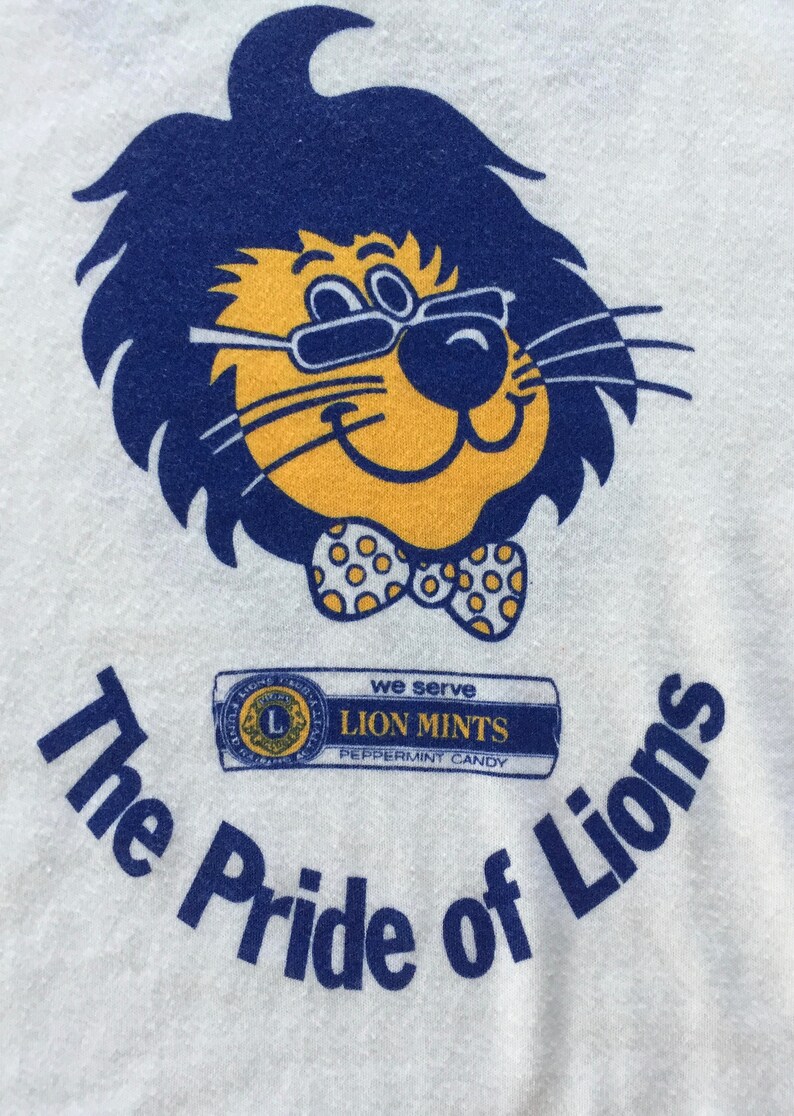 70s 80s Vintage Lion Mints Australian Lions Care Lions Club the Pride ...