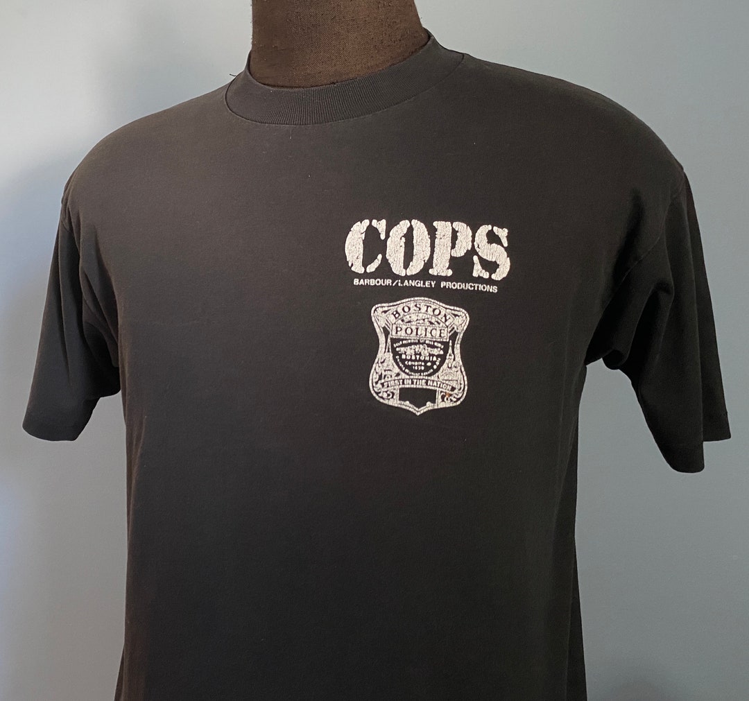 80s 90s Vintage Cops Reality Tv Television Show Boston Police Barbour ...