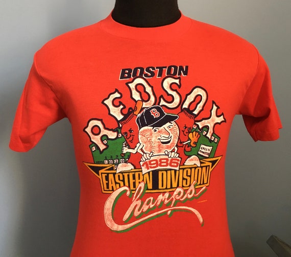80s Vintage Boston Red Sox 1986 Eastern Division Champs World | Etsy