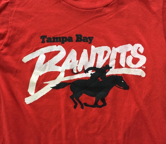 80s Vintage USFL Tampa Bay Bandits football T-Shirt -… - Gem
