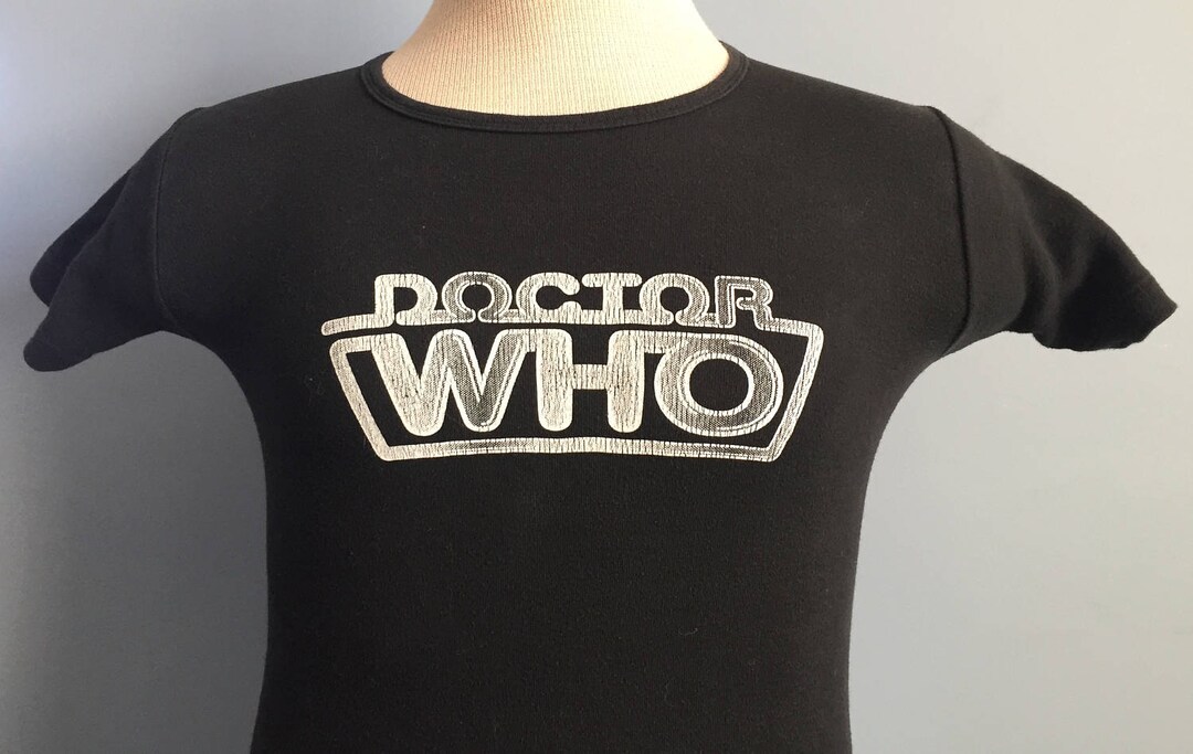 80s Vintage Doctor Who BBC Dr Baby Tee Youth Tv Television T-shirt - XS ...