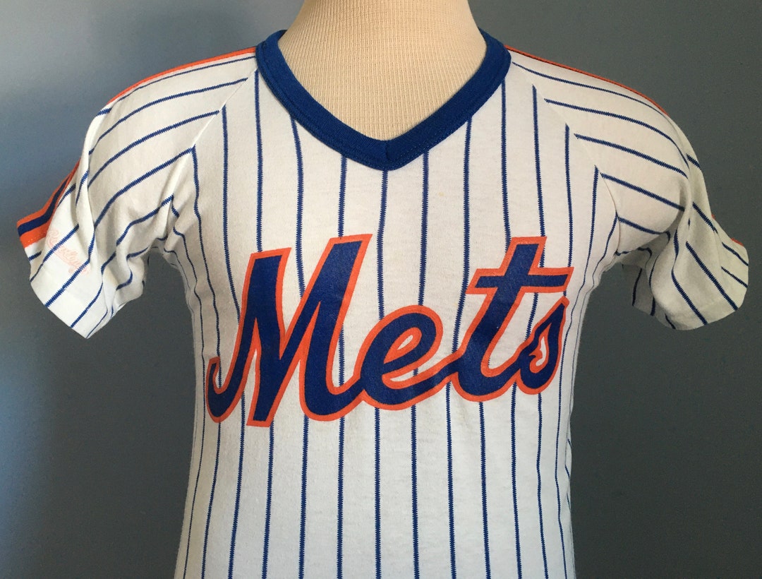 80s Vintage New York Mets Mlb Baseball Steve Rawlings Jersey T-shirt ...