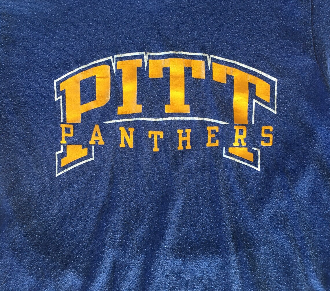 80s Vintage Pitt Pittsburgh Panthers University Ncaa College Kids ...
